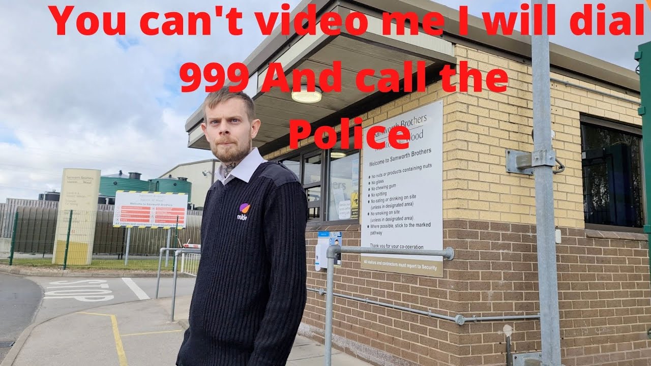 Audit | Angry security guard gets stroppy | Then gets educated | - YouTube