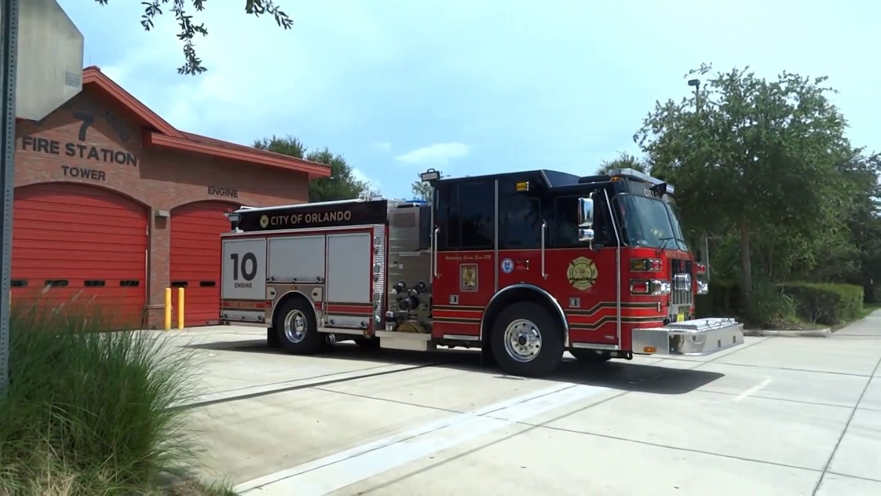 [Orlando] Engine 10 - Orlando Fire Department - YouTube
