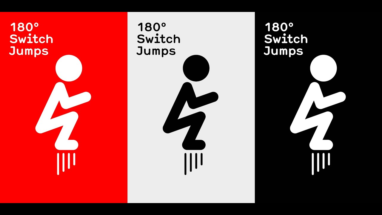180° Switch Jumps - YouTube