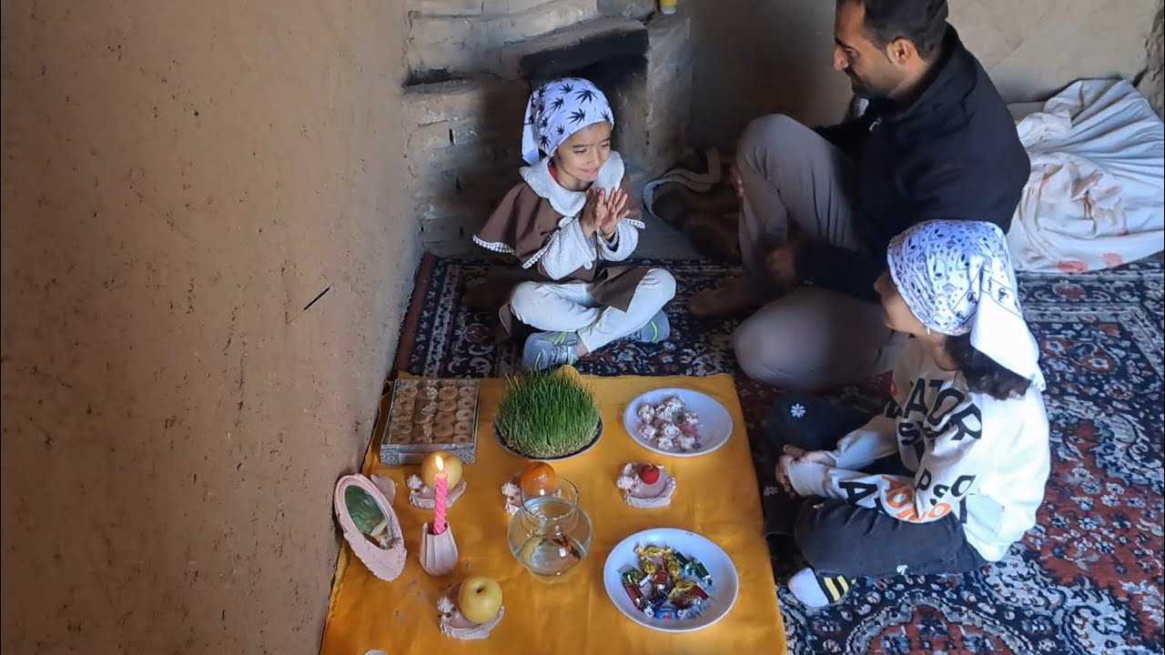 Nowruz Eid, (Christmas) Mahdi and his two daughters visit Mehraban ...