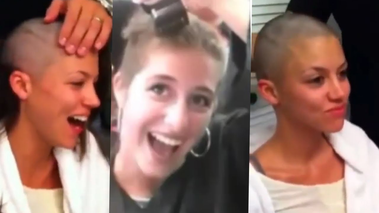 Beautiful Girl Full Razor Head Shave || Ladies Headshave 2022 ...