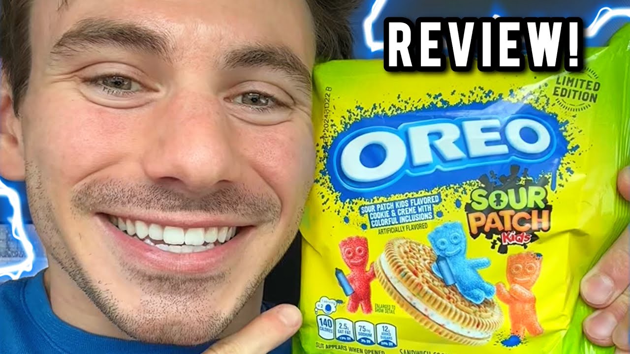 New Sour Patch Kids Oreos Review! - YouTube
