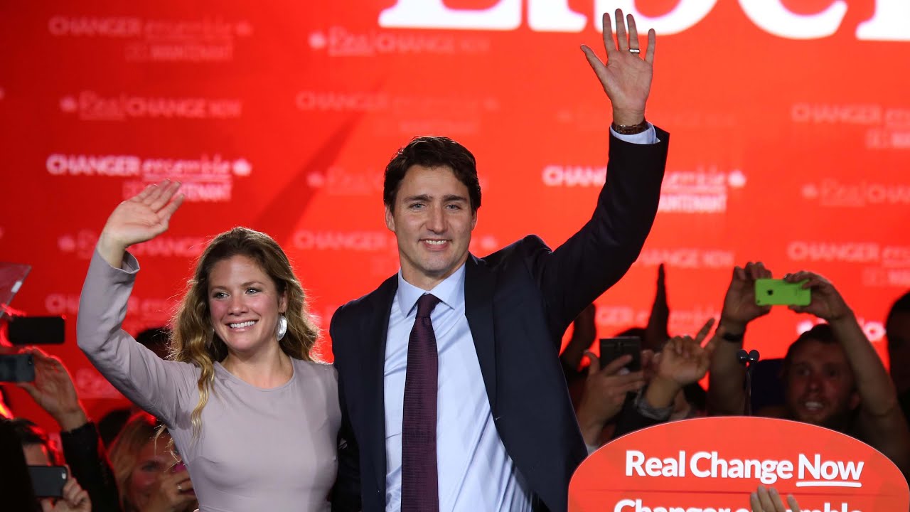 Highlights of Trudeau's victory speech - YouTube
