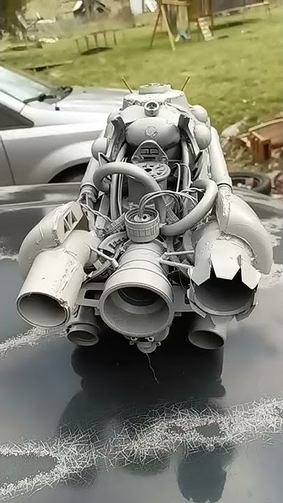 first attempt build of a spaceship using trash part 1 - YouTube