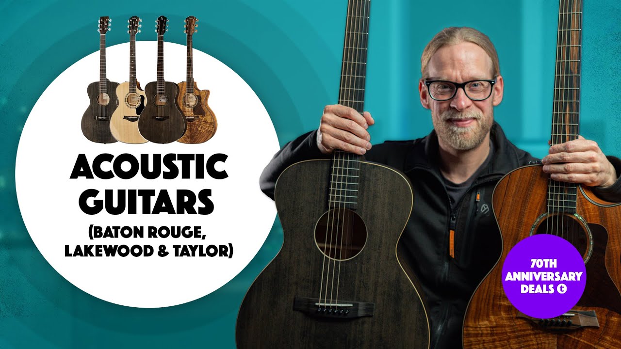 Thomann 70th Anniversary Acoustic Guitars (Baton Rouge, Lakewood ...