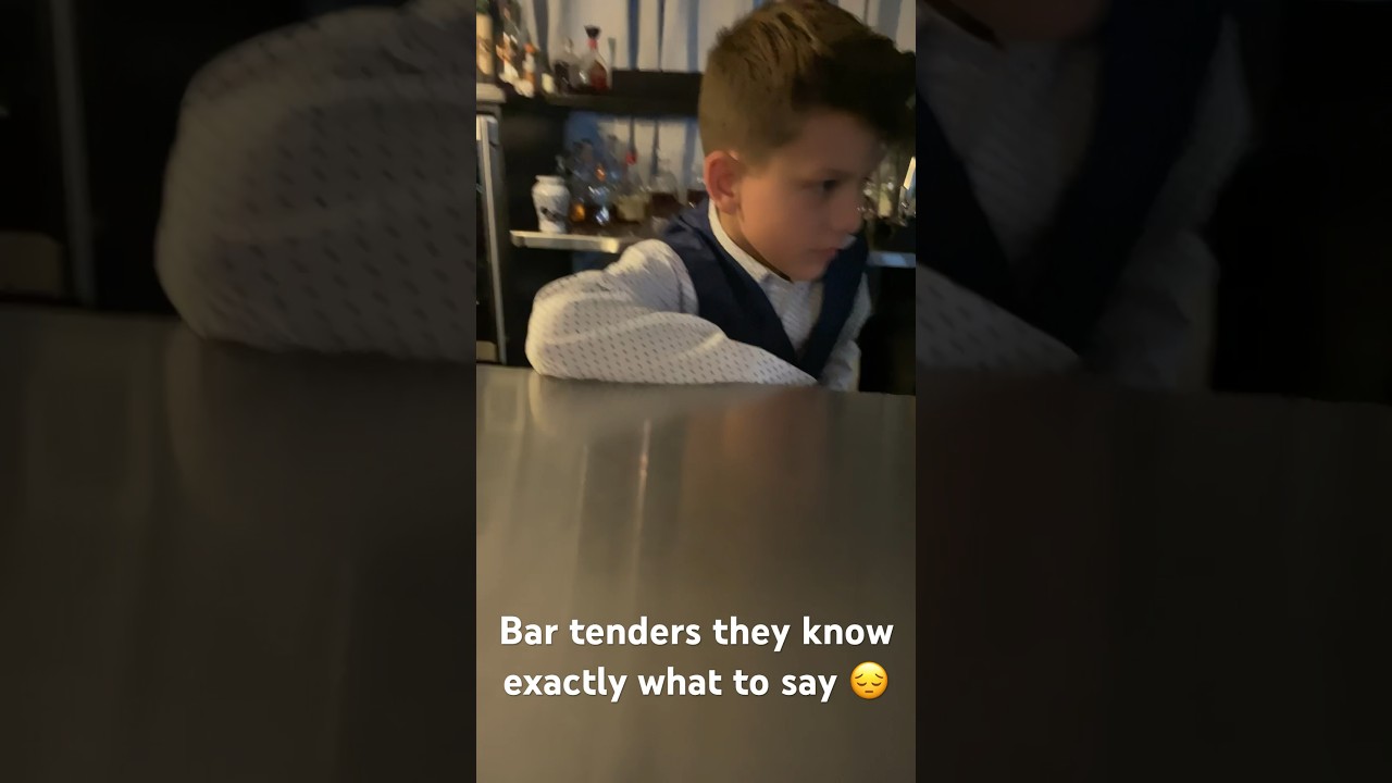 Bar tenders know exactly what to say - YouTube