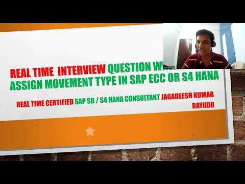 real time interview question where do you assign movement type in sap ...