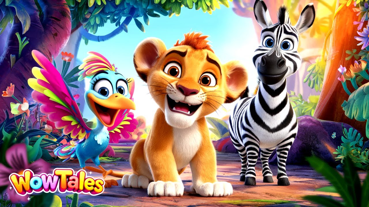 🦁🏆 Leo Learns to Be Brave: A Heartwarming Jungle Adventure - YouTube