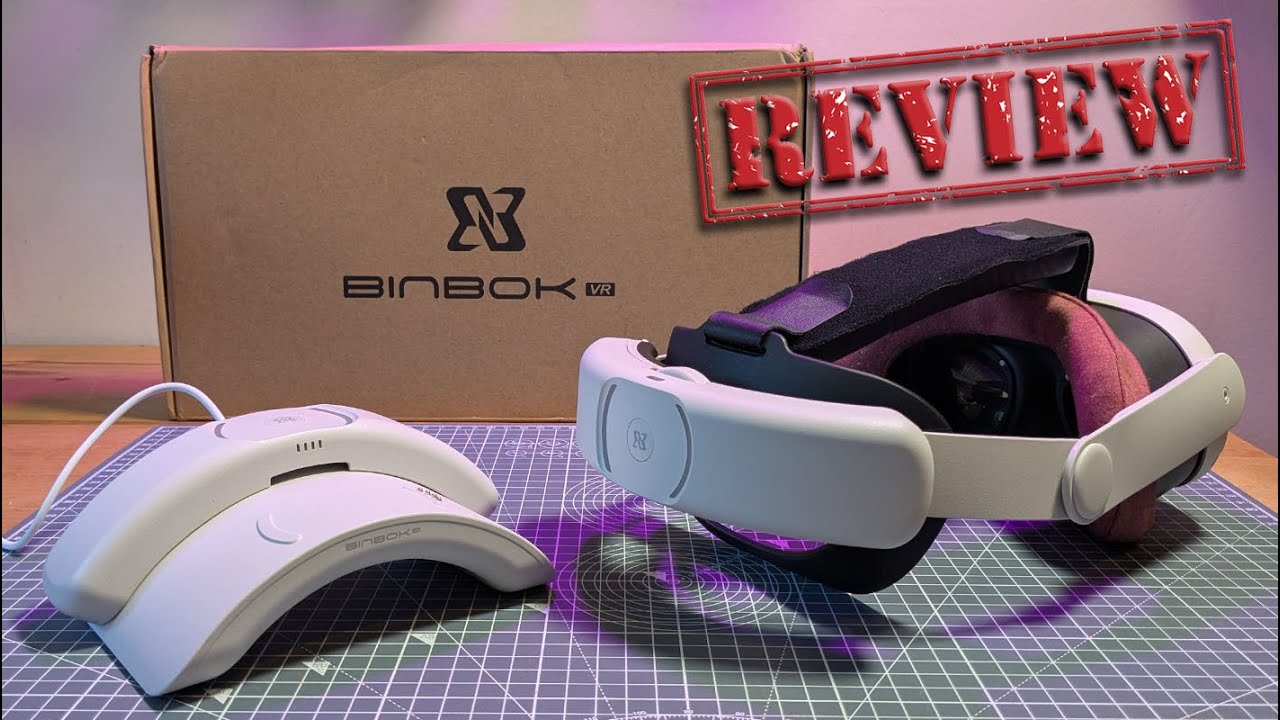 BINBOK VR T3S Plus Head Strap for Quest 3/3S [REVIEW] Swappable batteries for long play sessions ...