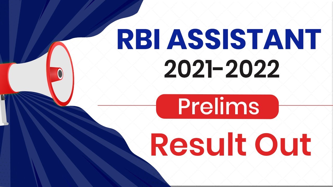 RBI Assistant Result | RBI Assistant 2021 Prelims Result | Roll Numbers ...