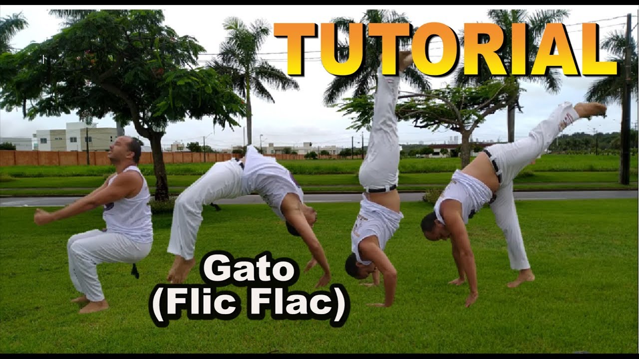 Capoeira Tutorial#16 (Back Handspring /gato / Flic Flac / Xango ...