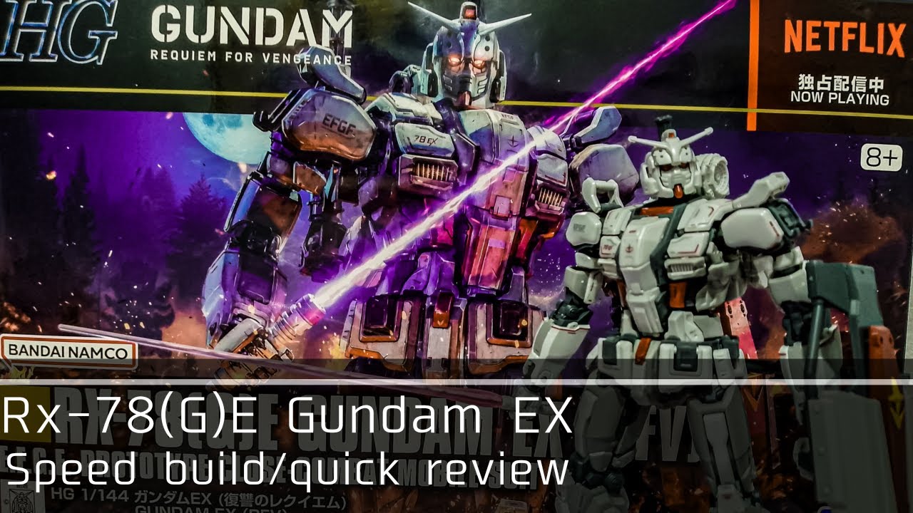 High Grade RX-78(G)E Gundam EX Speed Build/Quick Review || Gunpla - YouTube
