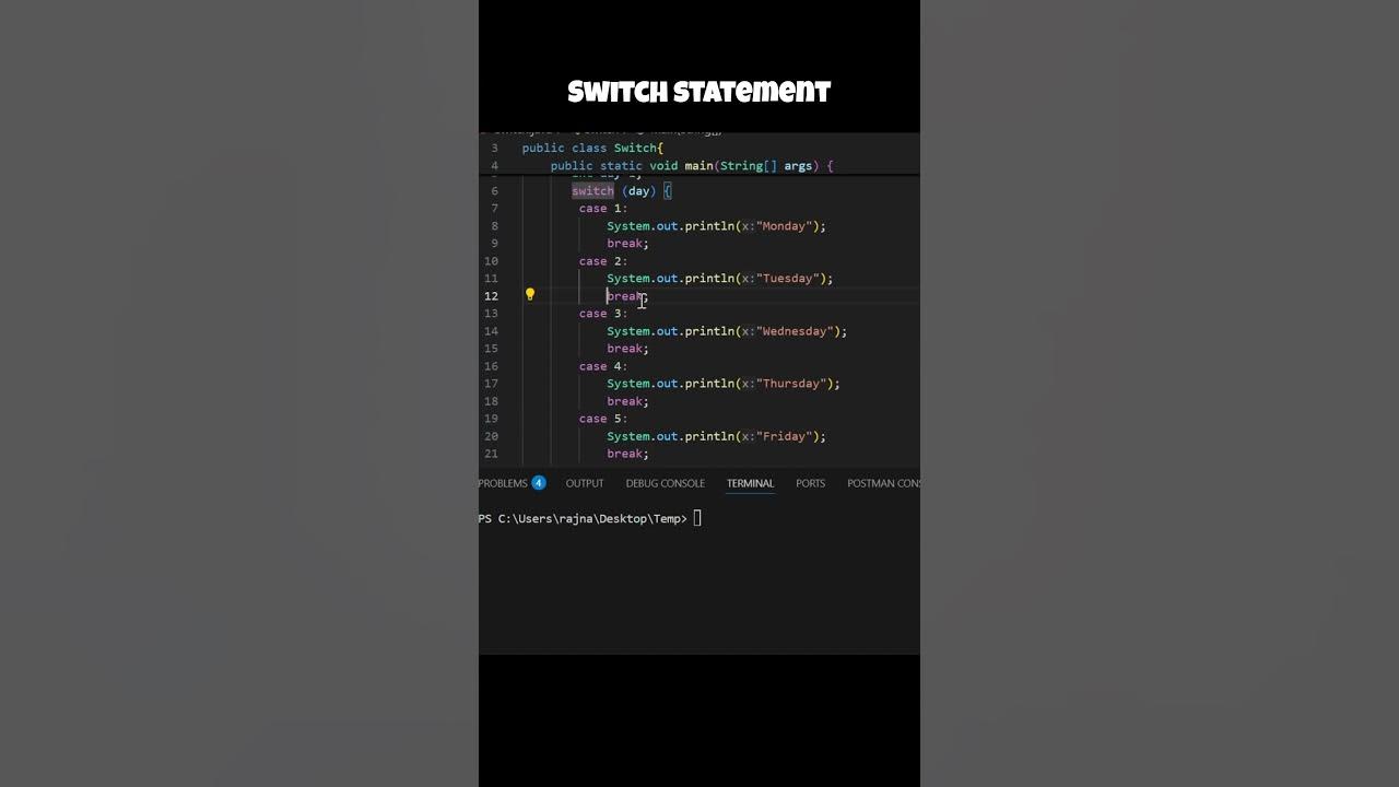 🚀 New Switch Statement in Java! 🔥 | Simplified & Powerful #coding #javaprogramming - YouTube