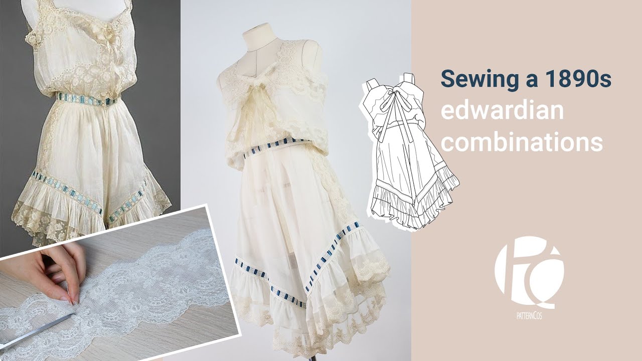 Sewing the MET 1890s edwardian combinations | Inspired Sewing Room ...