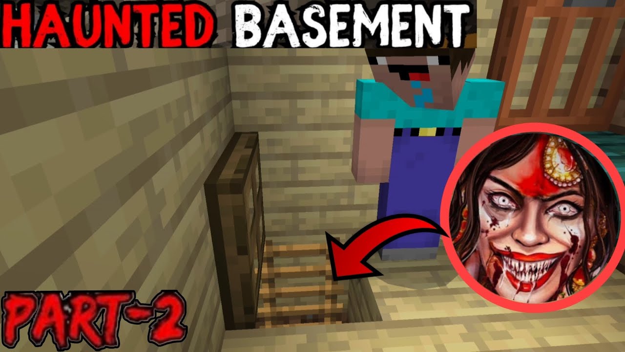 Who's Lurking in the Basement?! Minecraft Horror Basement Part 2😨 - YouTube