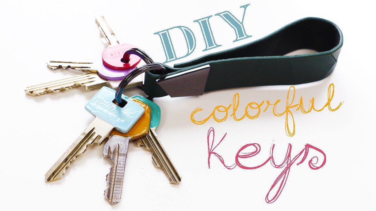 Quick DIY - Colorful Keys - YouTube