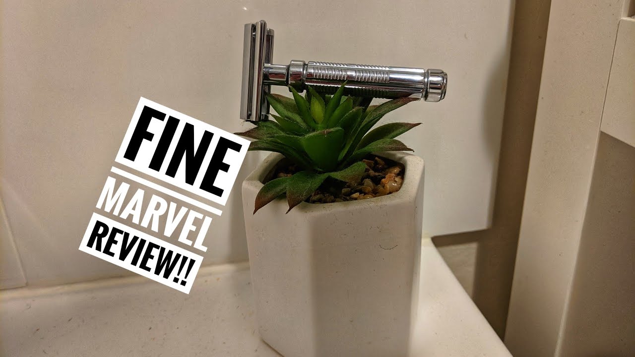 Fine "Marvellous" Marvel Razor Review!! - YouTube