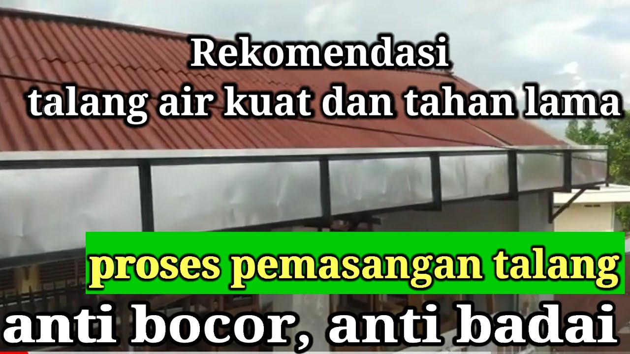 membuat talang air dari besi siku proses pemasangan talang air pada ...