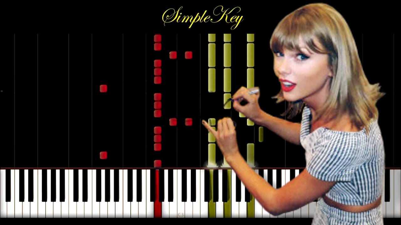 Taylor Swift - Style PIANO TUTORIAL Cover (Synthesia) - YouTube