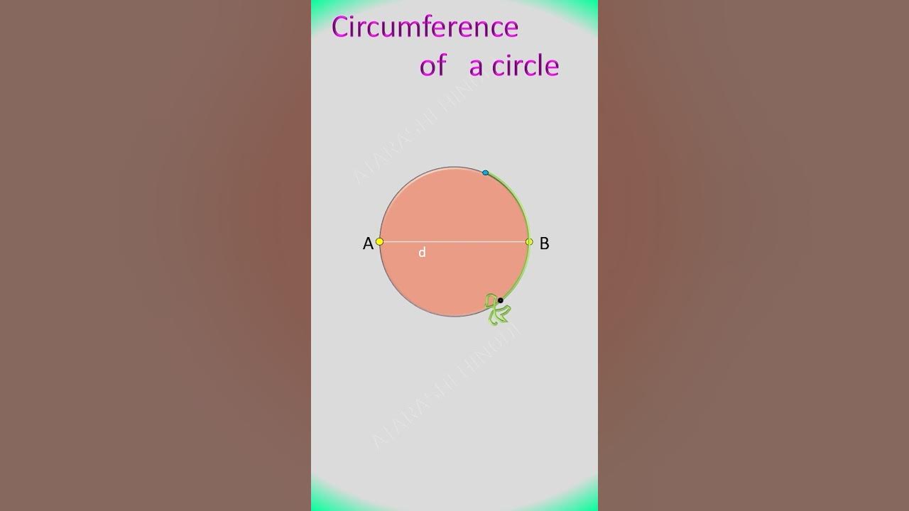 Circumference | Atarashi Hinode | T3 Solutions | Mathematics | #shorts ...