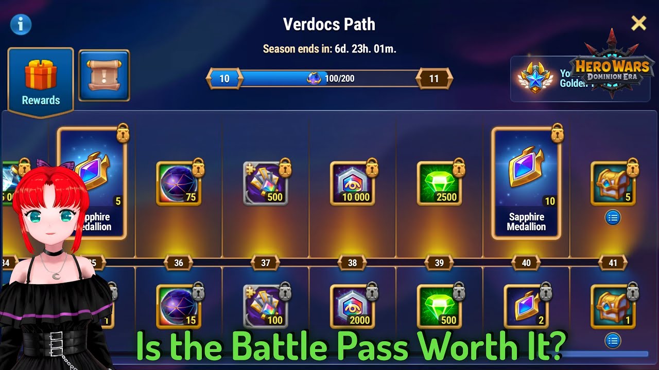 Verdoc and Phyto Battle Pass, Verdoc's Path — Hero Wars: Dominion Era ...