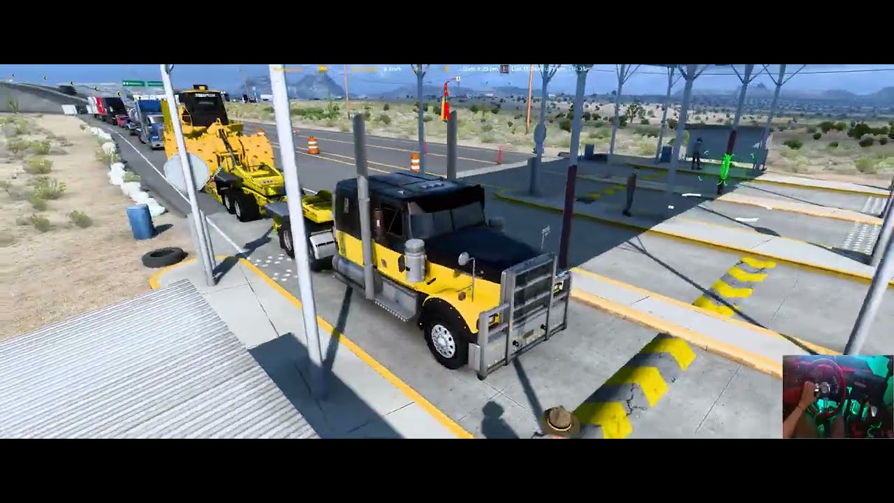 WESTERN STAR W4900EX JEEP DOLLY CARGA CATERPILLAR #ATS #SIMULATOR # ...