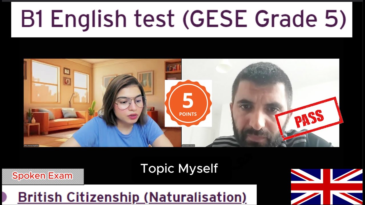 Full Test B1 English test (GESE Grade 5) | SELT British Citizenship ...
