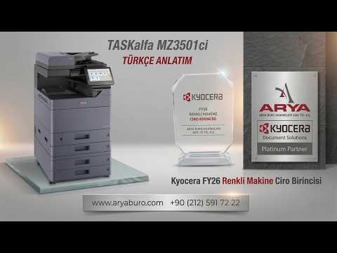 Güvenlik + Bulut + AI: Tek Cihazda Her Şey | Kyocera TASKalfa MZ3501ci İncelemesi 0212 591 72 22