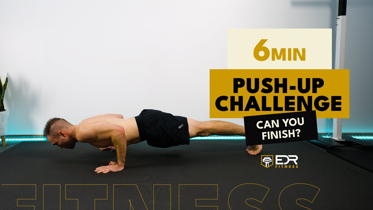 6 Minute Push-Up Challenge! // No Repeats - YouTube