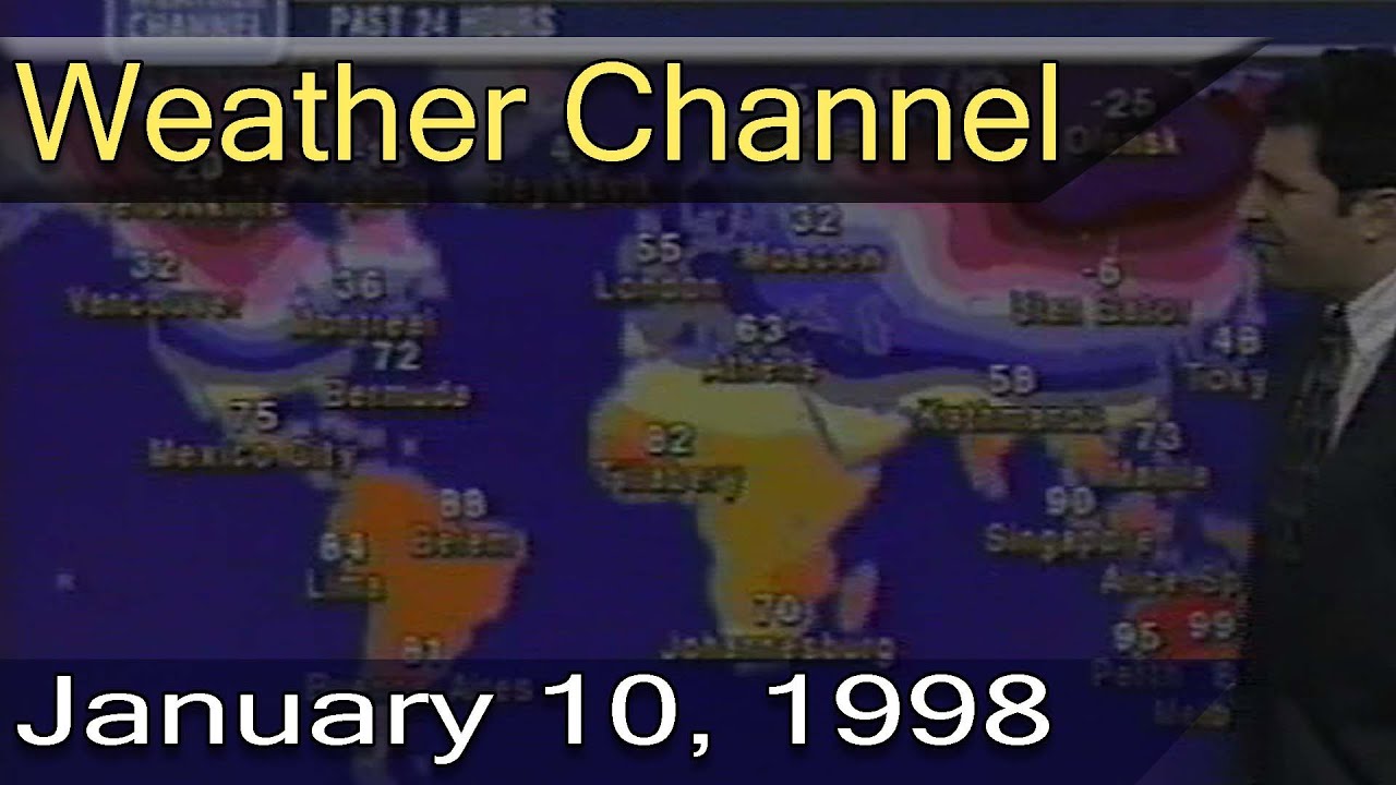 The Weather Channel - January 10, 1998 - YouTube