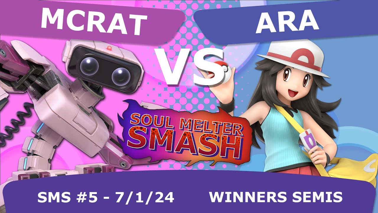 Soul Melter Smash #5 - McRat (R.O.B.) VS ara (Pokemon Trainer) - YouTube