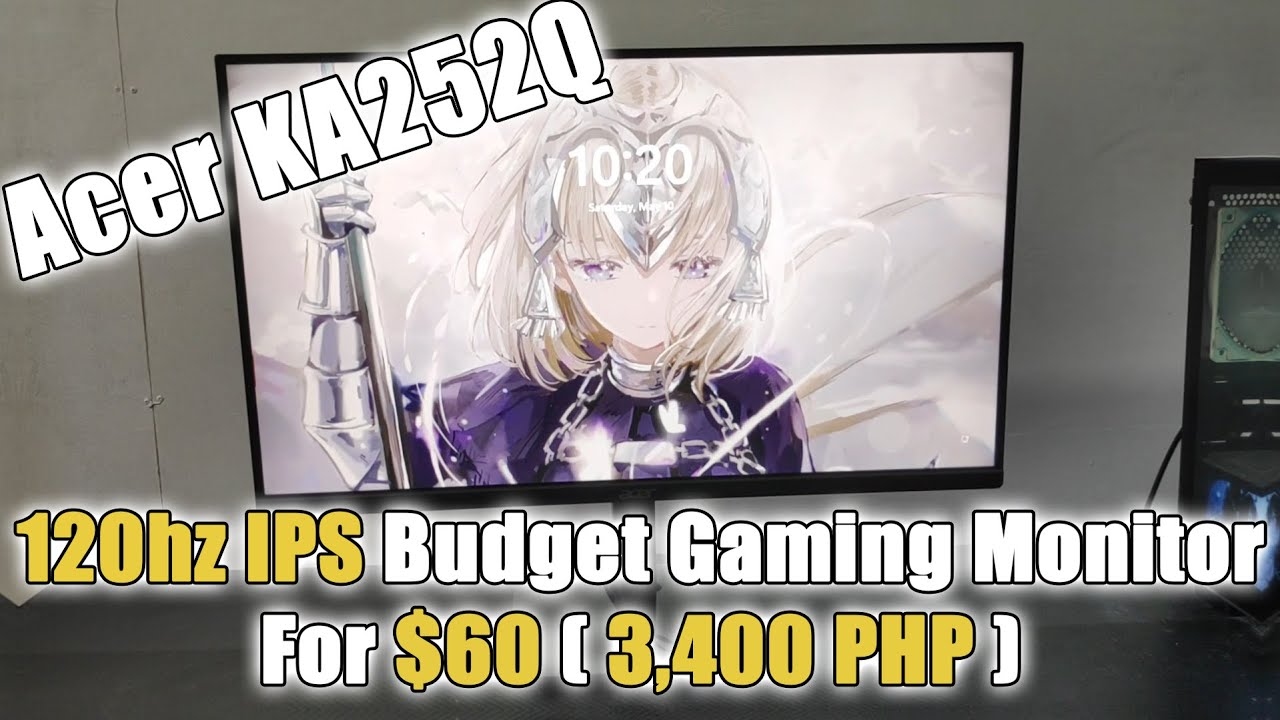 Acer KA252Q Best Budget Gaming Monitor? Quick Unboxing & Review - YouTube