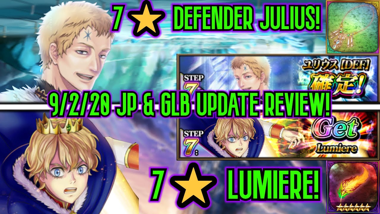 7⭐ DEFENDER JULIUS, NECKLACE OF FATE RERUN, & MORE! | 9/2/20 JP ...