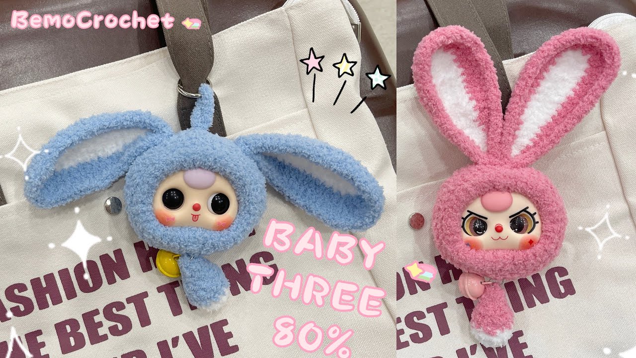 Móc Khoá Baby three 80%| How to crochet a keychain Baby Three 80% ...