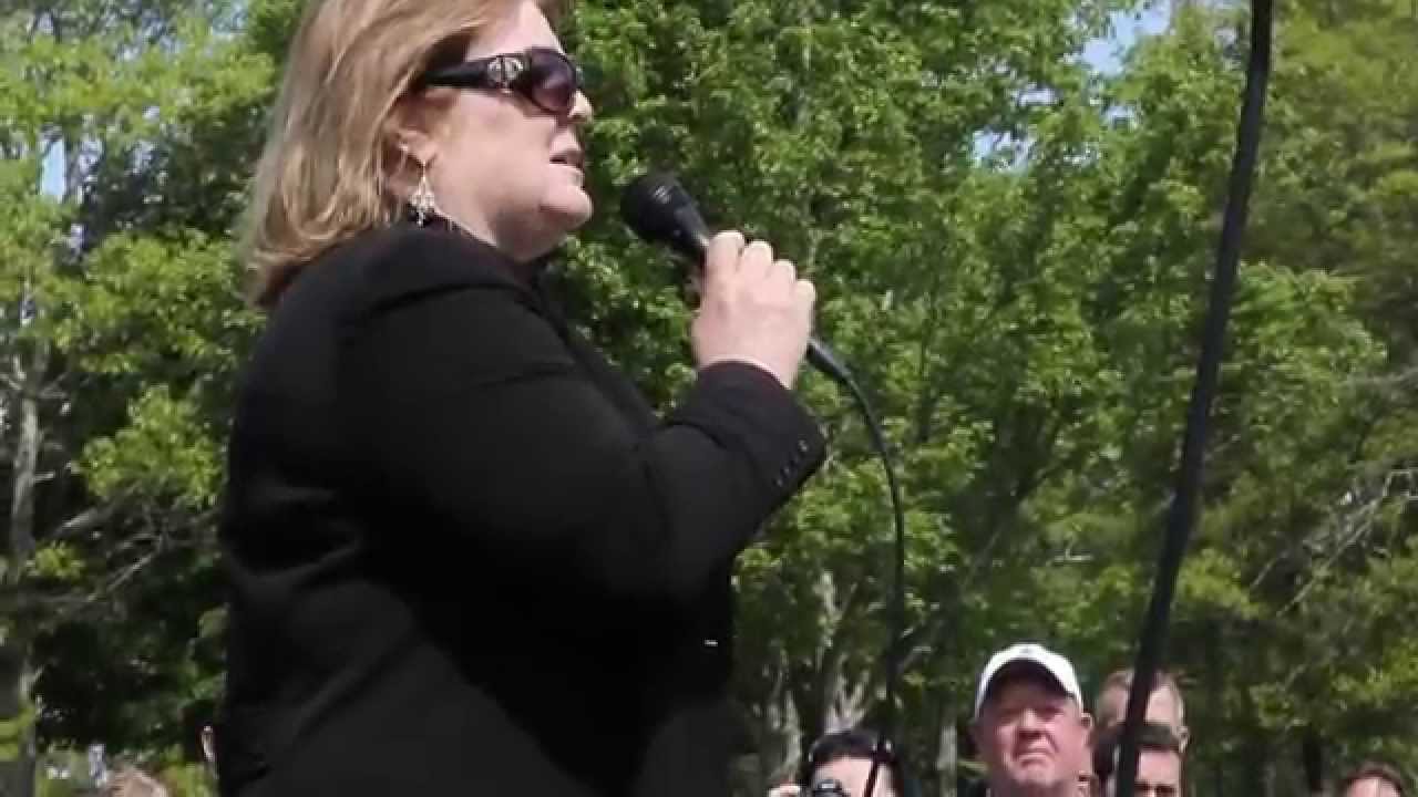 Star Spangled Banner at Bourne National Cemetary - YouTube