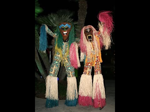 Tiki Stilt Walkers - Luau Entertainment - YouTube