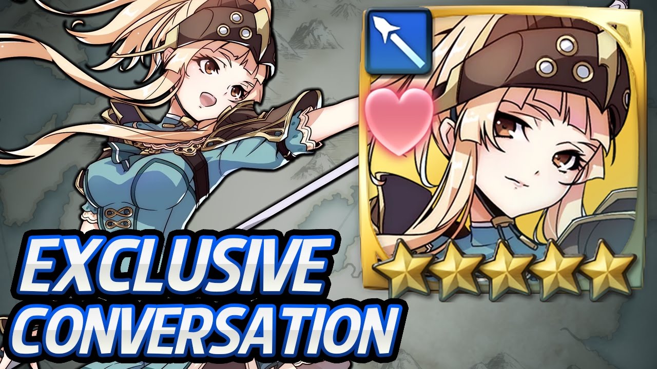 Fire Emblem Heroes - Clair 5 star Lv40 Exclusive Conversation + Voice ...