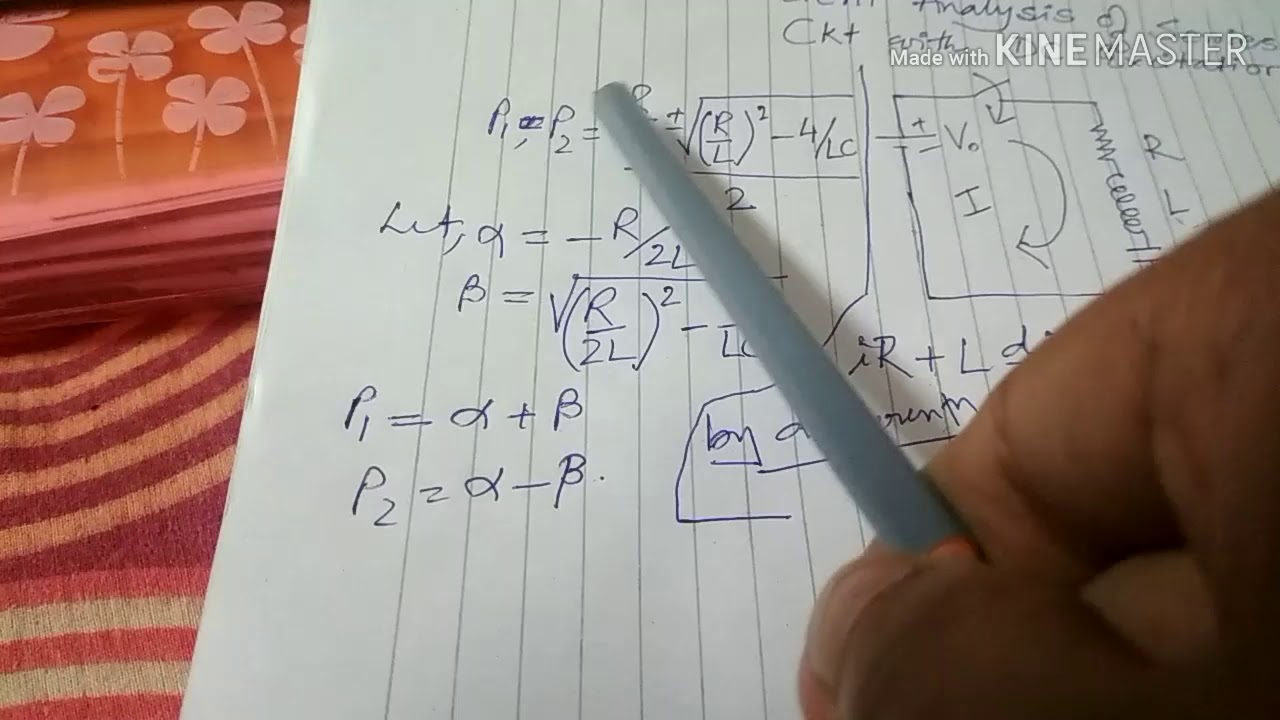 TIME DOMAIN ANALYSIS OF THE RLC SERIES CIRCUIT WITH DC EXCITATION - YouTube