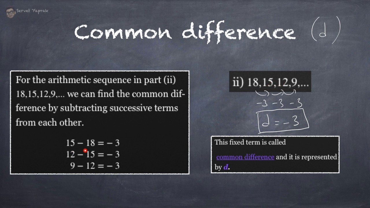 Arithmetic Sequences for IB Math - YouTube