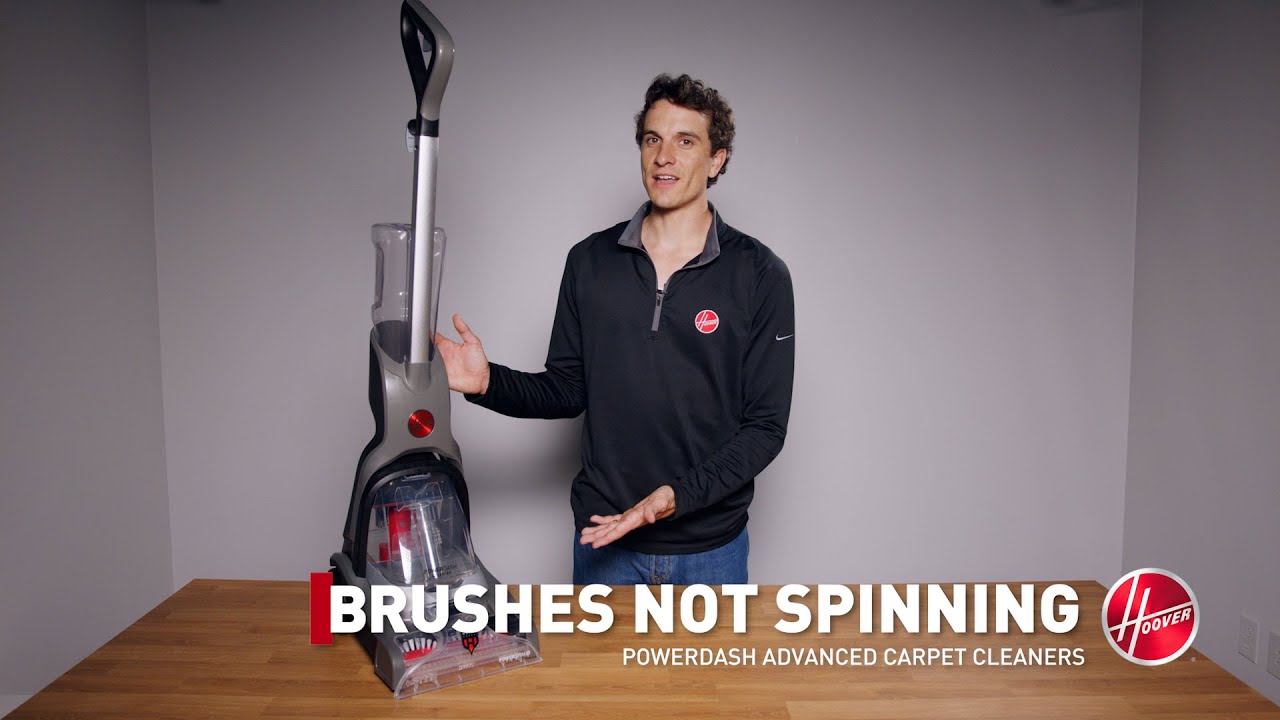 Hoover PowerDash Advanced - Troubleshooting Brushes Not Spinning Issues ...