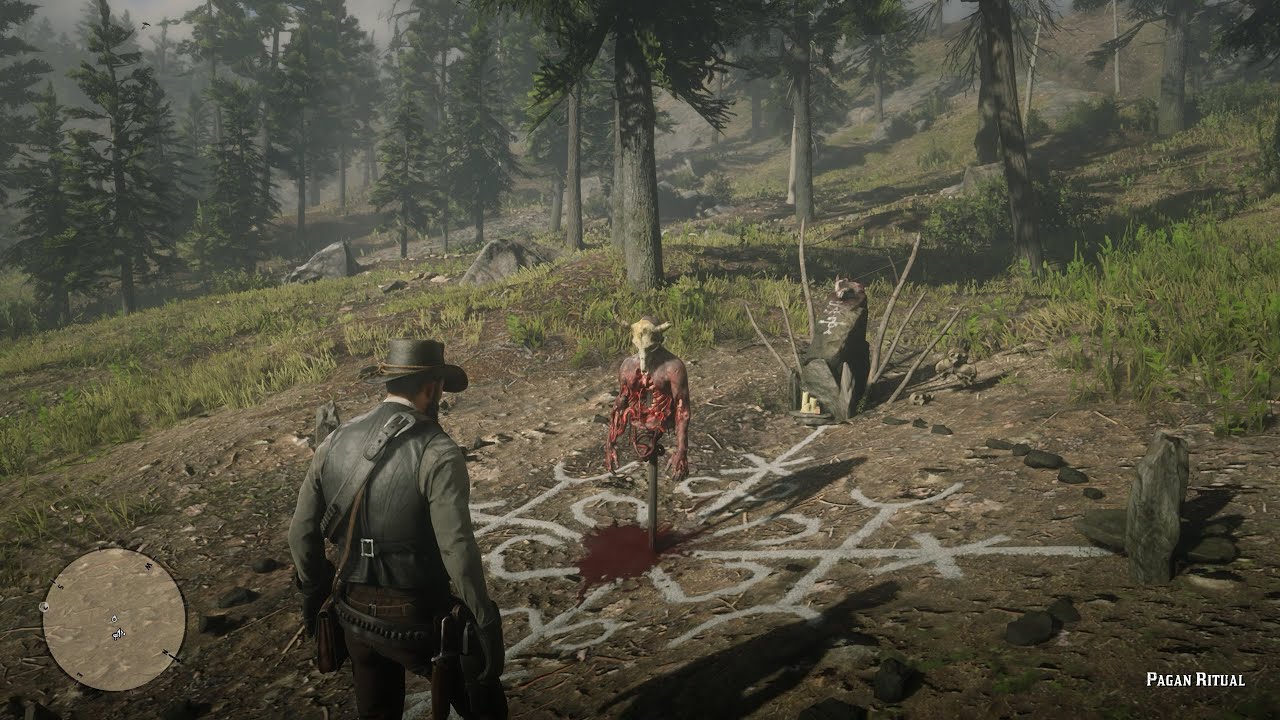 Red Dead Redemption 2 - Pagan Skull Mask - Free Mask - YouTube