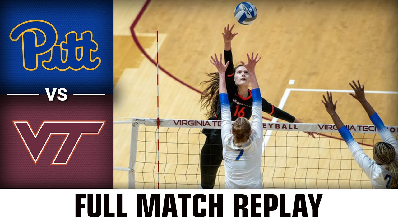 Pittsburgh vs. Virginia Tech Full Match | 2022 ACC Volleyball - YouTube
