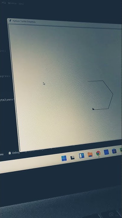 Hexagon using Python. #hexagon #hacks #python #programming #youtubeshorts - YouTube