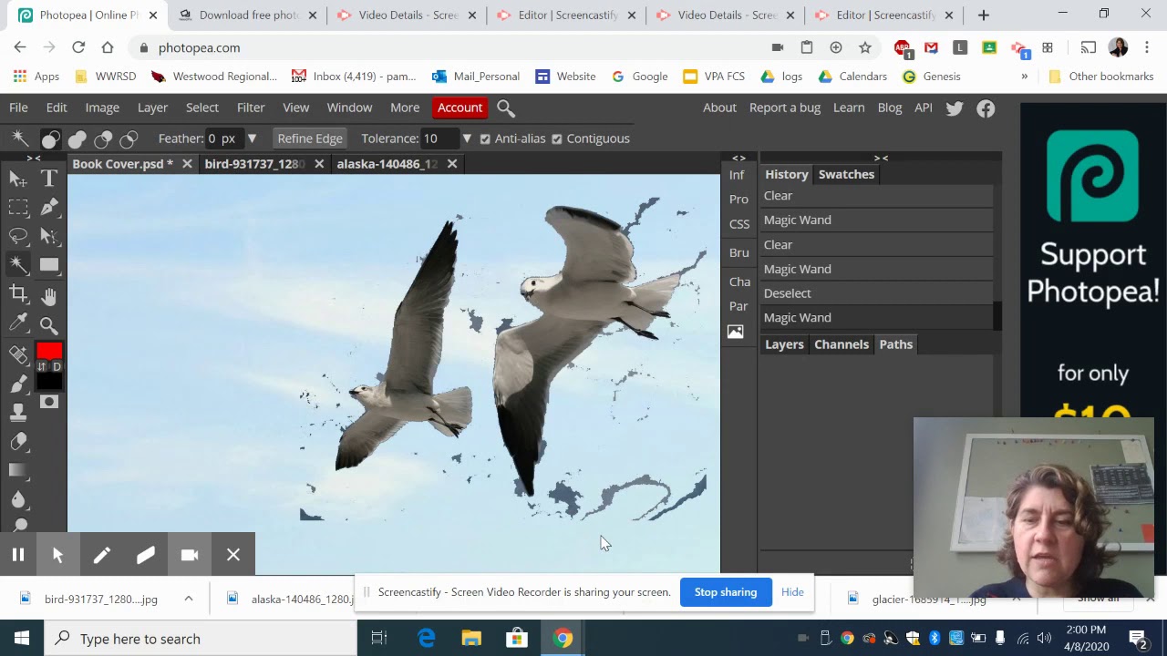 PhotoPea MagicWand Eraser YouTube photopea-magicwand-eraser-youtube