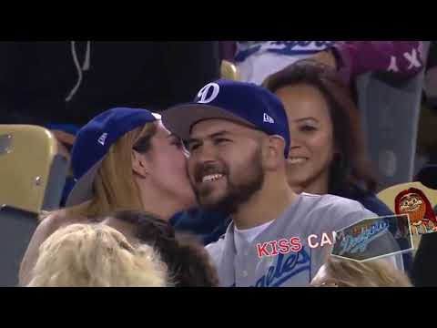 The Dodgers featured 7 gay couples on Kiss Cam for Pride Night - YouTube