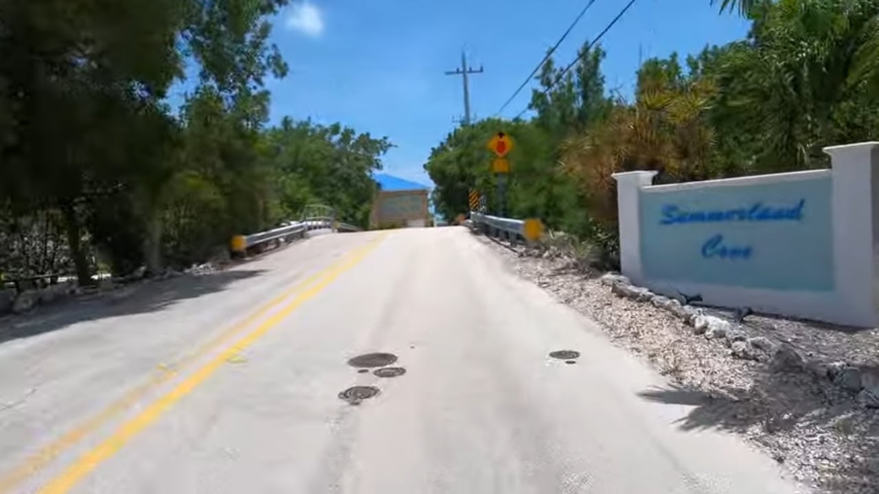 Biking Lagoon Drive on Summerland Key Florida Keys - YouTube