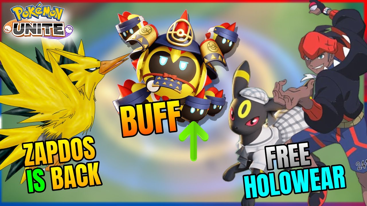 Zapdos Coming Back, Free Holowear Event & All New Pokemon Buffs ...