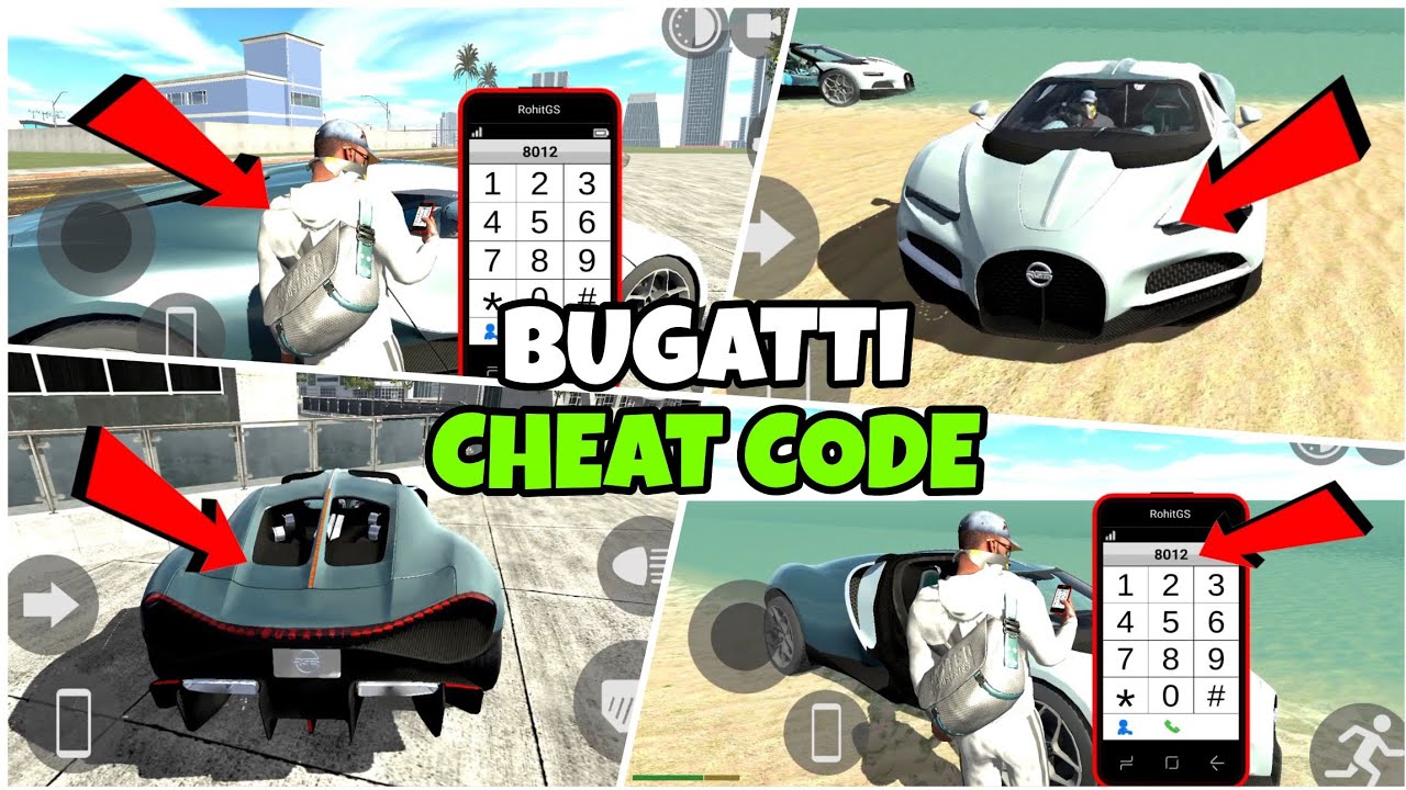Bugatti Cheat Code In Indian Bike Driving 3D Game 🎮 || Gamerz Krish ...