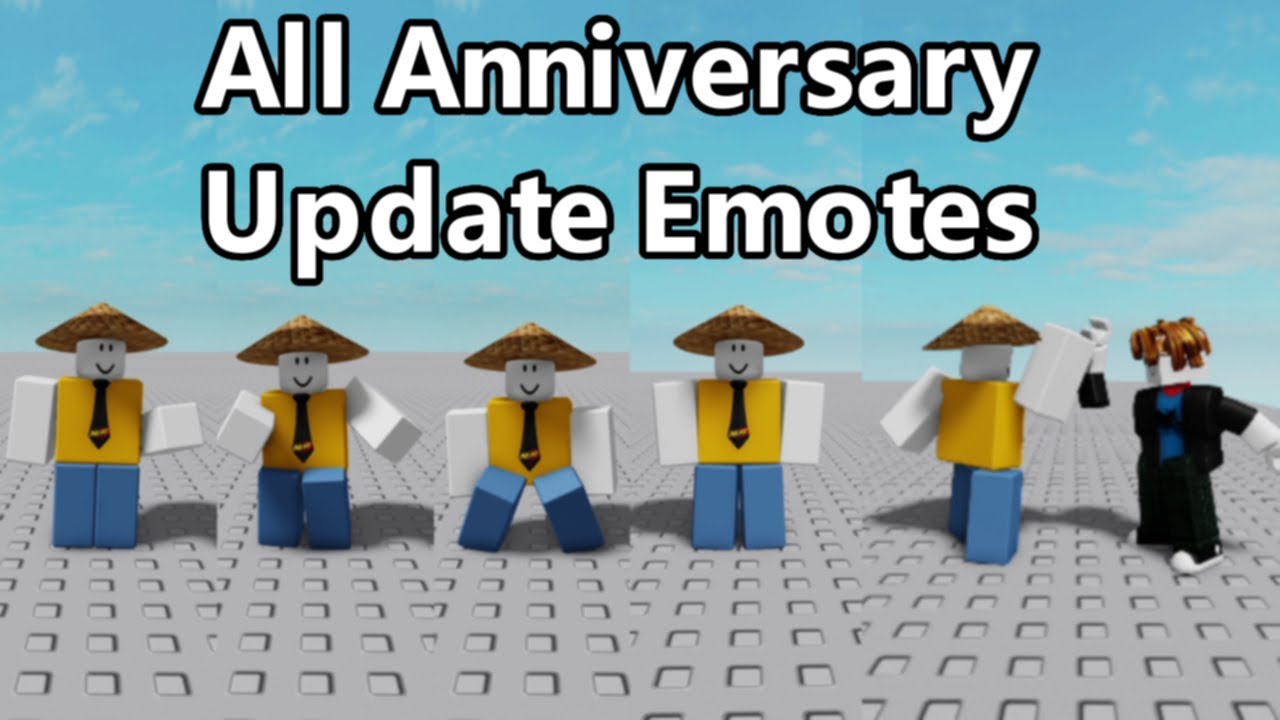 Item Asylum New Emotes(4th Anniversary Update!!!) - YouTube