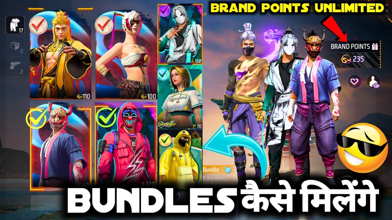 HOW TO GET UNLIMITED BRAND POINTS IN FREE FIRE | BRAND POINT KAISE ...